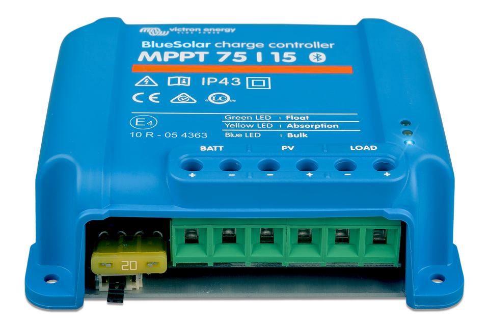 BlueSolar MPPT 75/10、75/15, 100/15 和 100/20 （12 / 24 / 48 伏+ 负载输出 ...